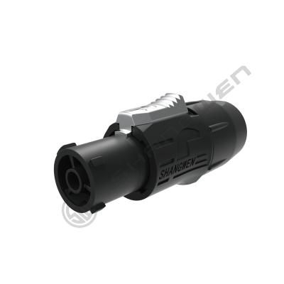China New Upgraded Ip65 Outdoor Input Port Powercon Connection Audio Video 3 Pin Power Connector Male for sale