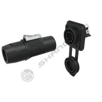 China Outdoor Power Led Outdoor Ip65 Waterproof Male Female Plug Powercon Connector for sale