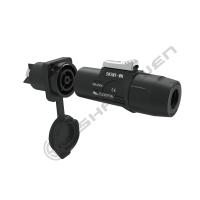 China IP65 Outdoor PowerCon True1 Connector 3 Pin Female Chassis Socket with Waterproof Cable PC Housing Material Male Female Socket for sale