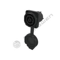 China IP65 Outdoor PowerCon True1 Connector 3 Pin Female Chassis Socket with Waterproof Cable PC Housing Material Male Female Socket for sale