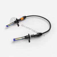 China Outdoor Orange Black Powercon Cable IP65 3 Pole Power In/Out Connectors Female for LED Screen Copper Conductor Industrial for sale