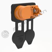 China IP65 Outdoor Triple Core 2-in-1 Electrical Connection Lockable PowerCON TRUE1 Chassis Connector with Male Female Pins for sale