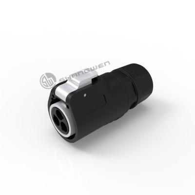 China Outdoor Metal Material Card Buckle Type 3 Core Male Powercon Led Display Power Connectors for sale