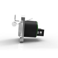 China Audio Ethercon Connector Cat5e Cat RJ45 Receptacles Black Female Socket Chassis Network Plug Cat5e Rj45 Connector for sale