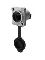 China Outdoor  Ethernet Chassis Connector  Plug 8 Pin Signal Connector Ethernet Rj45 Waterproof Connector for sale