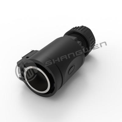 China Outdoor IP67 Waterproof Metal Material Card Buckle 8P8C RJ45 Connectors 8 Core Male Signal Connector LED Display RJ45 Connector for sale