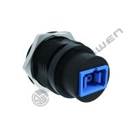 China Single Mode Network SC Fiber Optic Panel Mount Coupler Black Female Female Zinc Alloy Embedded Threaded Fixed Mount Adapter for sale