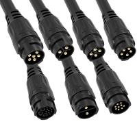 China M19 Series Industrial Outdoor 3+9pin 2pin 3pin 4 Pin 5 Pin 6pin 9pin Male Connector for sale