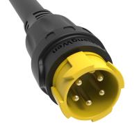 China M19 Series Push-pull Self-locking Connection Industrial 5 Pin Female Male Plug Power  Connector for sale