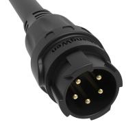 China M19 Series Push-pull Self-locking Connection Industrial 5 Pin Female Male Plug Power  Connector for sale