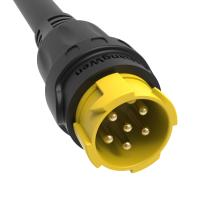 China M19 Series Push-pull Self-locking Connection Industrial 6 Pin Male  Female Plug Power  Connector for sale