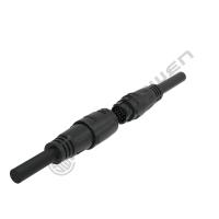 China M19 Series Push-pull Self-locking Black Connection Industrial 9 Pin Cross Female Male Plug signal Connector for sale