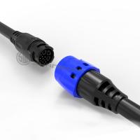 China Environmental M19 Male Plug 3 Holes 9 Pin Industrial Connector With CE FCC for sale