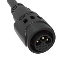 China M19 Series Push-pull Self-locking Black Connection Industrial 3+9  Pin Female Male Plug  Power Signal Connector for sale