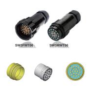 China 19-Pin Socapex Power Extension Cable with PVC Housing Copper Electrical Plug and Multipin Male Female Connectors IP67 Level for sale