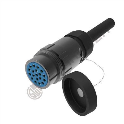 China 19-Pin Socapex Power Extension Cable with PVC Housing Copper Electrical Plug and Multipin Male Female Connectors IP67 Level for sale