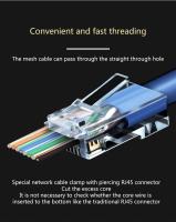 China 8P8C RJ45 Cat5e Cat6 UTP Jack Connector Adapter for Wall Plate Toolless 90 Degree Internet Network Ethernet Lan Cable for sale