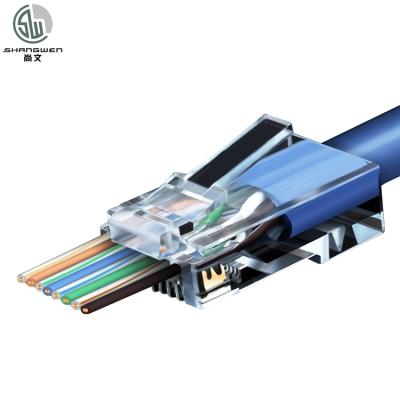 China 8P8C RJ45 Cat5e Cat6 UTP Jack Connector Adapter for Wall Plate Toolless 90 Degree Internet Network Ethernet Lan Cable for sale