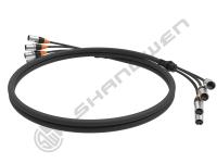 China Multi-Channel 4 Channel 4 Way Cat6 Cat6A FTP Multicore Power Cord Ethercon to RJ45 Ethercon for sale