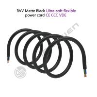China 3*2.5mm²  300/500V Power Cord CE CCC VDE 3 Core Soft Sheathed Wire Copper Core Cable Standard RVV Power Cord H05RR-F 2.5mm² for sale