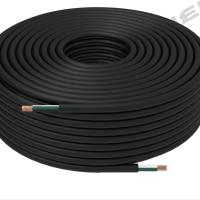 China Power Cord Electrical Cord Cable 12AWG 300V 3C UL SJTW 300V 105℃ Black Power Cord 3 Core 12awg Bare Copper Cord Cable for sale