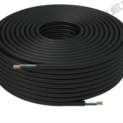 China Power Cord Electrical Cord Cable 12AWG 300V 3C UL SJTW 300V 105℃ Black Power Cord 3 Core 12awg Bare Copper Cord Cable for sale