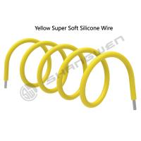 China Power Cord Silicone Wire 12 Gauge Wire Flexible Silicone Wire Yellow Stranded Copper Electric Wire 12 AWG Stranded Copper Wire for sale