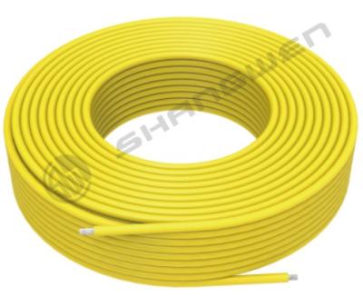 China Power Cord Silicone Wire 12 Gauge Wire Flexible Silicone Wire Yellow Stranded Copper Electric Wire 12 AWG Stranded Copper Wire for sale