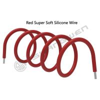 China Silicone Wire Power Cord 10 AWG Tinned Copper Standard High-Temperature 10 Gauge Red Flexible Wire 1 Conductor Silicone Wire for sale