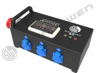 China IP67 Portable Industrial Waterproof Power Distribution Box  32A  ABS Distribution Box 6  Euro Plug ABS Electric Box for sale