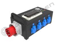 China IP67 32A CEECustomized 400V 5Pin PCE CEE 240V 3P Out  MCB Distribution Box Customized 8 Pin Euro Plug ABS Electric Box for sale