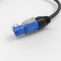 China Customized China Indoor Locking 3 Pole Male Powercon Connector for Cable Wire for sale