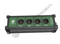 China 4-Channel XLR RJ45 Breakout Cable Cat 5/6/7/8 Ethernet for Stage Sound Lighting Recording Studio 3 Pin 4-Way Audio Connectors for sale