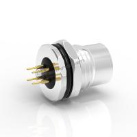 China Industrial Grade IP67 Straight Female Plastic Screw Terminal M8 Plug 8 Pin Male Female Application for Power Aluminum Housing for sale