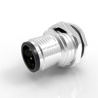 China Industrial Grade IP67 Straight Female Plastic Screw Terminal M8 Plug 8 Pin Male Female Application for Power Aluminum Housing for sale