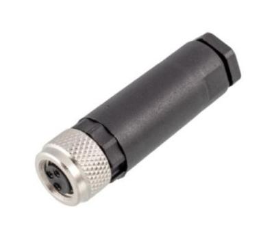 China Industrial Grade IP67 Straight Female Plastic Screw Terminal M8 Plug 8 Pin Male Female Application for Power Aluminum Housing for sale