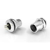 China Factory Sales Industrial Circular Cable Green Electrical Wire M8 Ip67 Waterproof 4 Pin Connector for sale