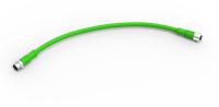China Factory Sales Industrial Circular Cable Green Electrical Wire M8 Ip67 Waterproof 4 Pin Connector for sale
