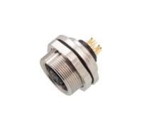 China M9 Female Back Mount Socket(solder)  IP67 2\3\4\5\6\7\8 Pin Industrial Connector for sale
