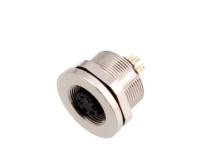 China M9 Male Front Mount Socket(solder)  IP67 2\3\4\5\6\7\8 Pin Industrial Connector for sale