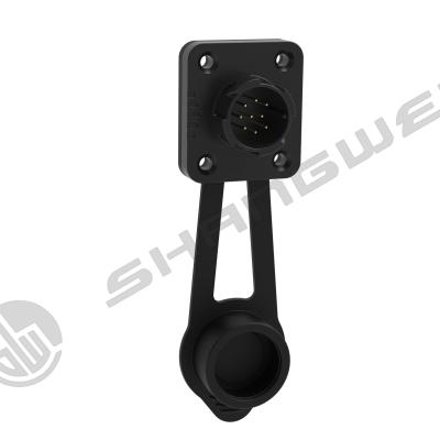 China M19 Power Cable Push-pull Self-locking Connection Industrial 9 Pin Female Male Plug Signal Connector 5A Waterproof Connector for sale