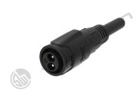China M19 Series Push-pull Self-locking Black Connection Industrial 3 Pin Female Male Plug Power  Connector M19 Male Female 3 Pin for sale