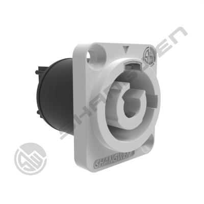 China Industrial Waterproof Circular Power Connector Electrical Powercon for sale