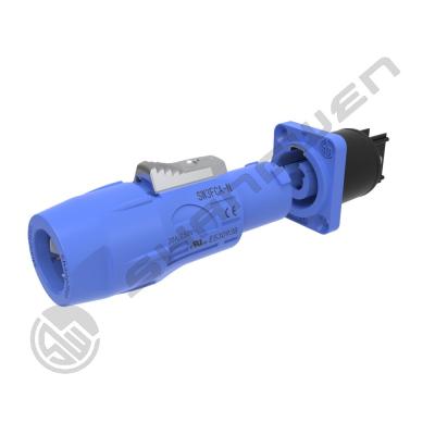 China IP44 Indoor Circular Power Connector Male Plug Powercon Electrical for sale