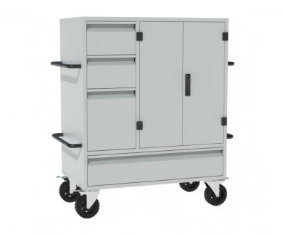 China Steel Horse Saddle Box Large Metal Horse Saddle Trunk Saddle Locker Tack Cabinet for sale