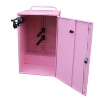 China Horse Competition Metal Horse Saddle Trunk Box Steel Saddle Tack Locker Cabinet With Wheels for sale