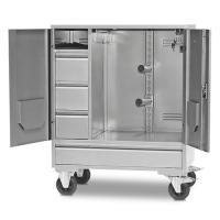 China Steel Horse Saddle Box Large Metal Horse Saddle Trunk Saddle Locker Tack Cabinet for sale