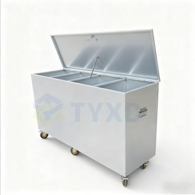 China TYXD Large Capacity Lockable Galvanized Steel Horse Feed Storage Box for sale