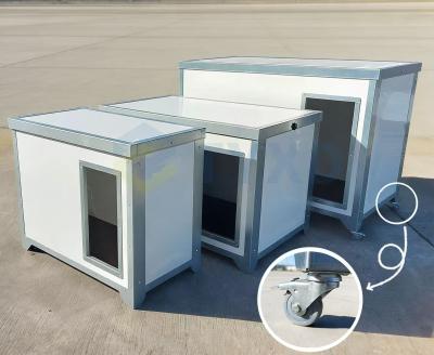 China TYXD Composite Panel Heavy Duty Thermal Dog Kennel  Washable Dog house Dog Kennel for Cold Weathe for sale