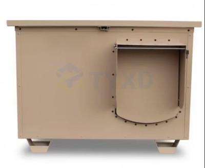 China TYXD  Aluminum Insulated Dog House Weatherproof Dog Kennel Outdoor All-Weather Pet Condo Durable Rust-Resistant Factory Store for sale